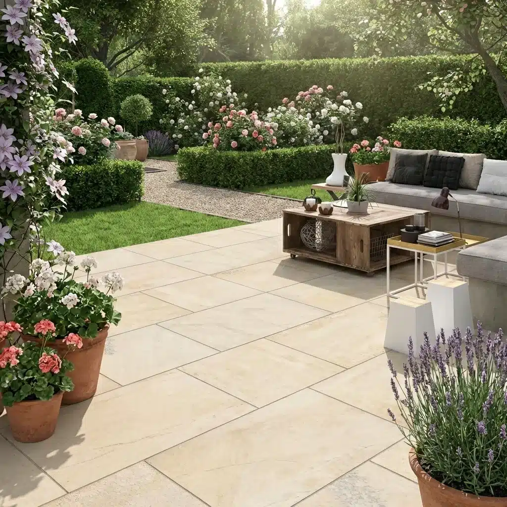 Fossil Mint Outdoor Porcelain Paving Tiles – 600mm x 900mm x 20mm ...