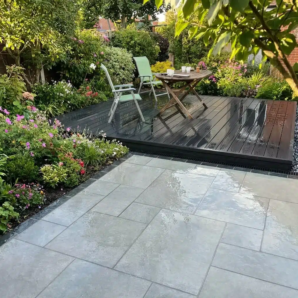 HS Grey Outdoor Porcelain Paving Tiles - 600mm x 600mm x 20mm | Natural ...