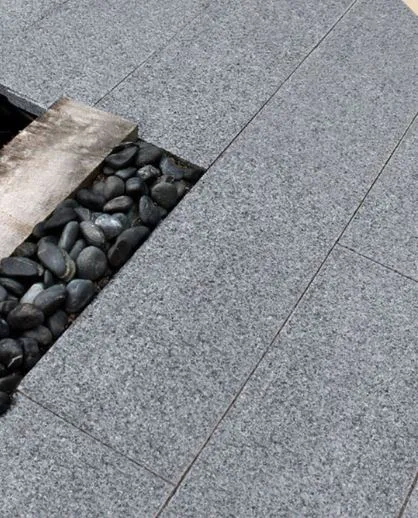 Grey Planks & Steps | Natural Paving