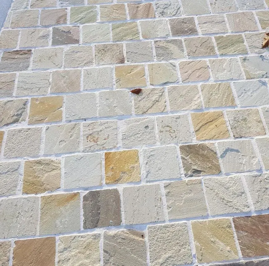 100mm x 100mm x 22mm Cobble Sets | Natural Paving