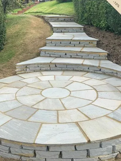 Kandla Grey 3 Meter Circle | Natural Paving Store