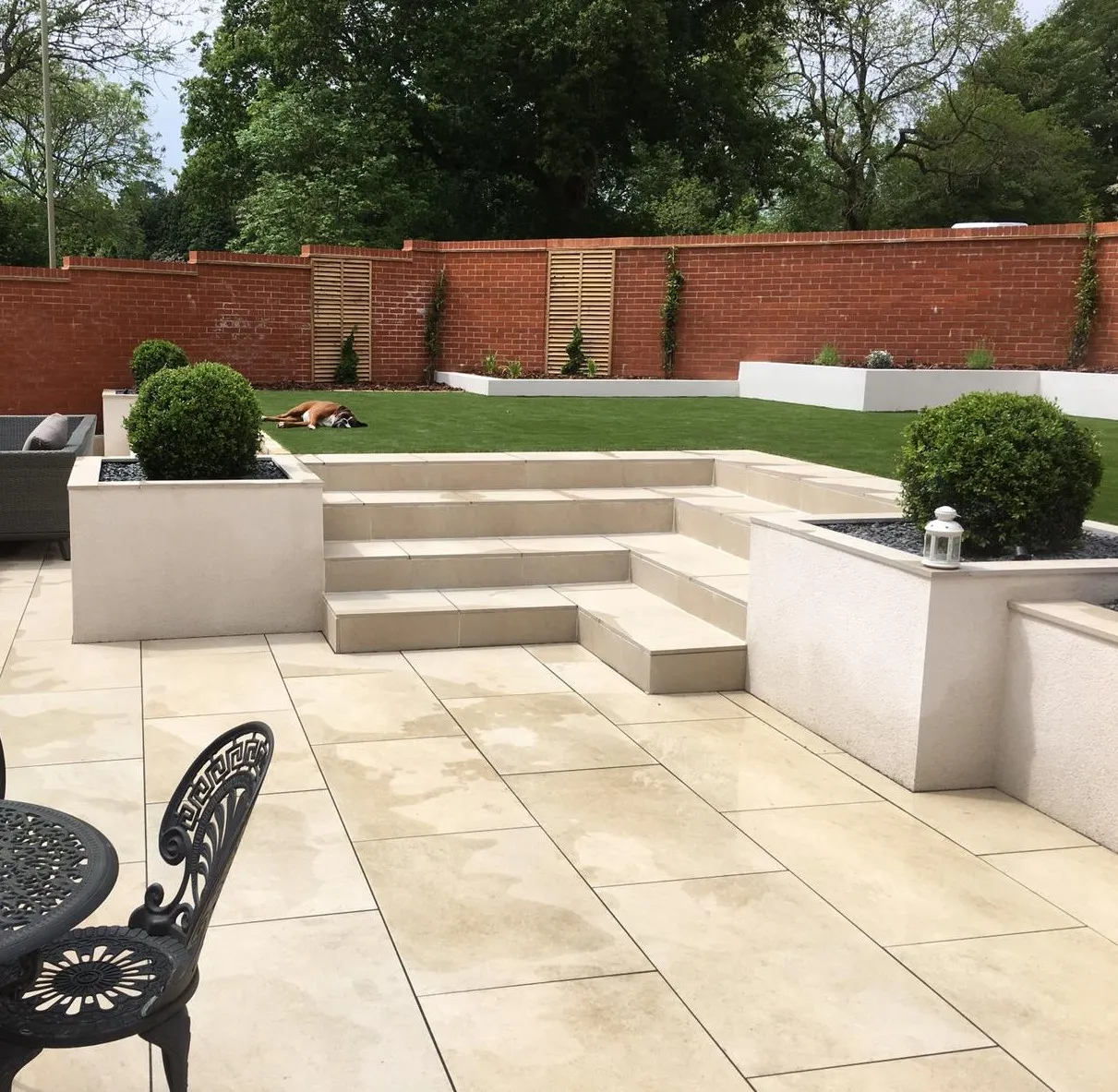 HS Beige Porcelain Paving Slabs - 600mm x 900mm: 1 Sqm | Natural Paving