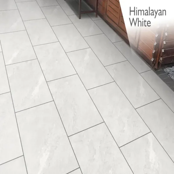 Himalayan White Outdoor Porcelain Paving - 600x900x20mm